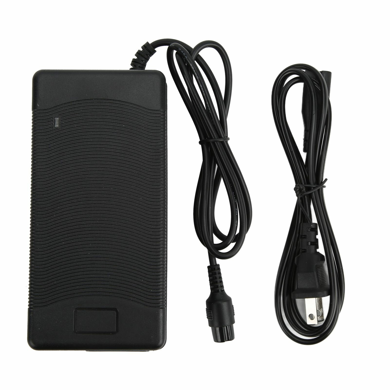 Зарядное устройство для скутера 10 дюймов 54,6 В 2 А для KUGOO M4 M4PRO, авиационный адаптер питания с 3-контактной вилкой американского стандарта, совместимо с напряжением 100 240 В