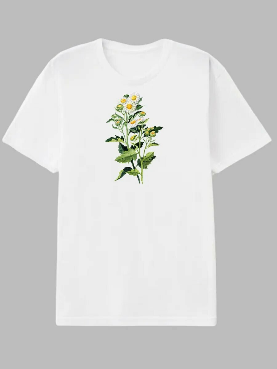 Футболка цветок ромашки