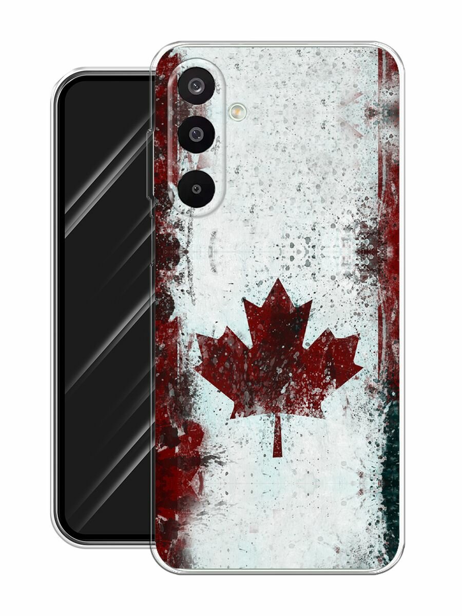 Чехол на Samsung Galaxy M16 / Самсунг Галакси М16 с принтом "Канада" — фото 1