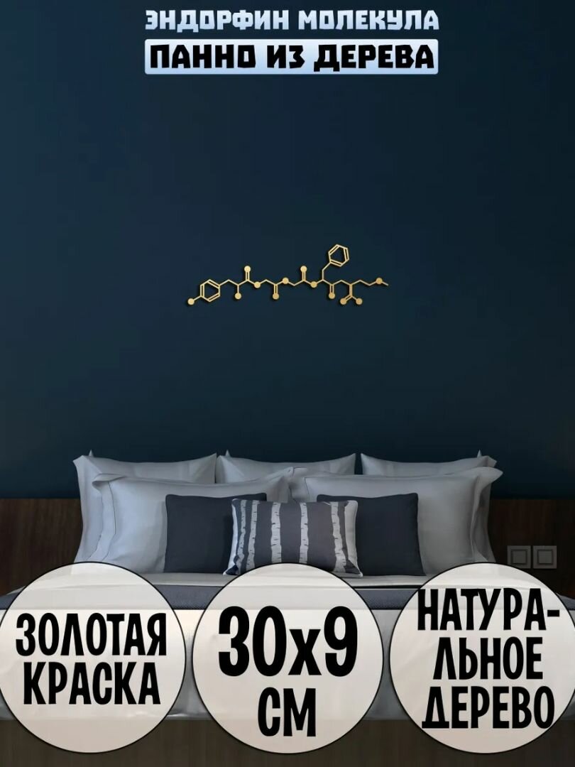 Эндорфин Гормон Счастья панно на стену, декорация настенная, декор для интерьера из дерева