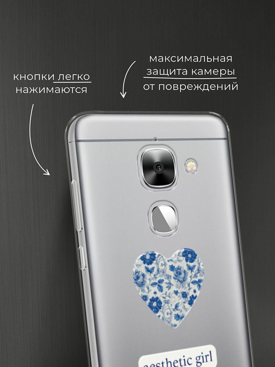 Чехол на LeEco Le 2/2 pro / Лееко Ле 2/2 про с принтом "Aesthetic girl" — фото 1
