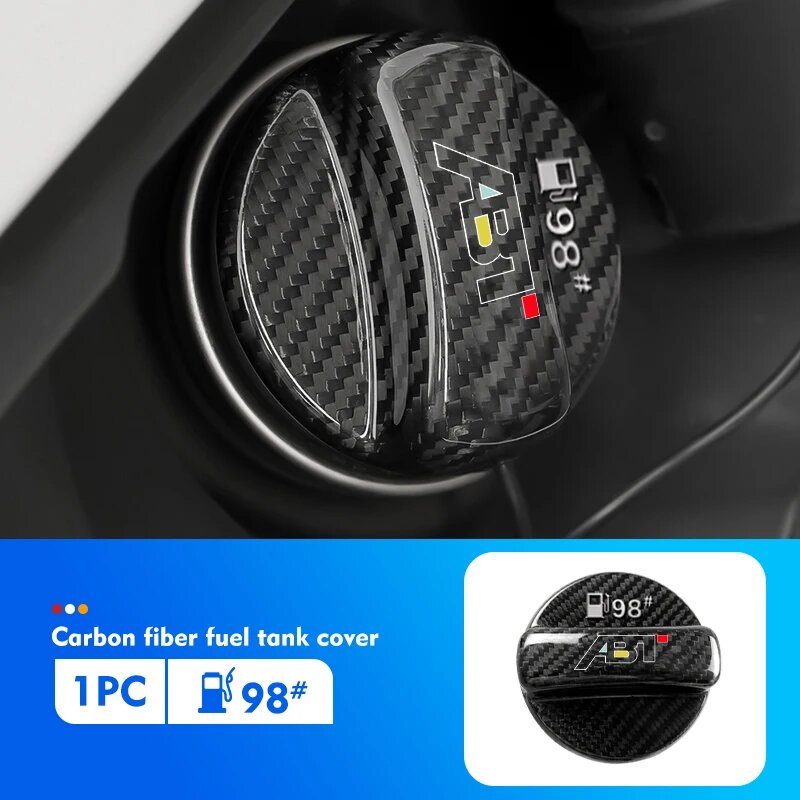 Крышка автомобильного топливного бака из углеродного волокна, заполняющий крышку, автомобильные аксессуары для Audi ABT A1 A3 A4 A6 A5 Q5 A1 Q7 Q3 A8 Q2 A7 Q8 RS5 RS6 RS7 98-1PCS