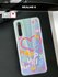 Чехол на Realme 6 / Реалми 6 с принтом "Happy lovely", прозрачный
