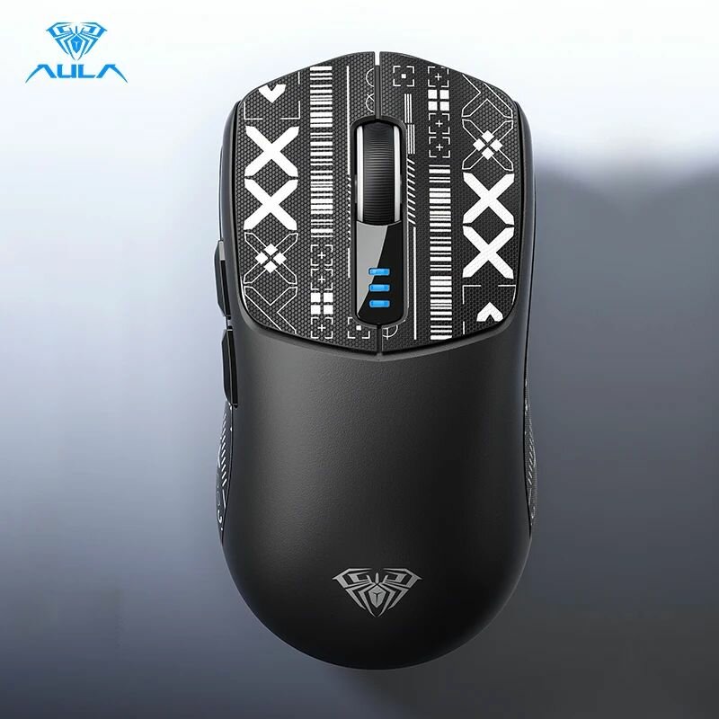 AULA SC580 Беспроводная игровая мышь Трехрежимная Перезаряжаемая Эргономичная Bluetooth-мышь с разрешением 10000 точек на дюйм