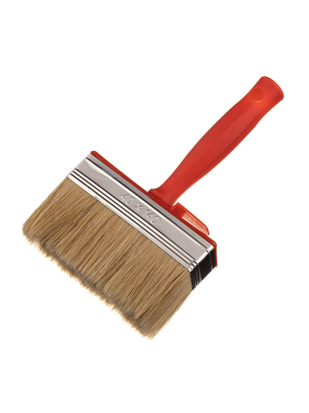 Кисть малярная макловица смешанная щетина пластиковая ручка 140х40 мм для Лводной основе и клея