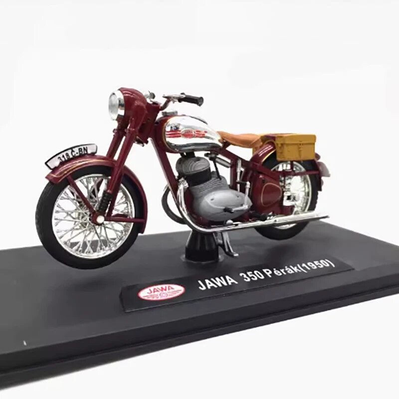 WELLY Статичная модель мотоцикла Jawa 1/18 металлический, C 118M-008-1