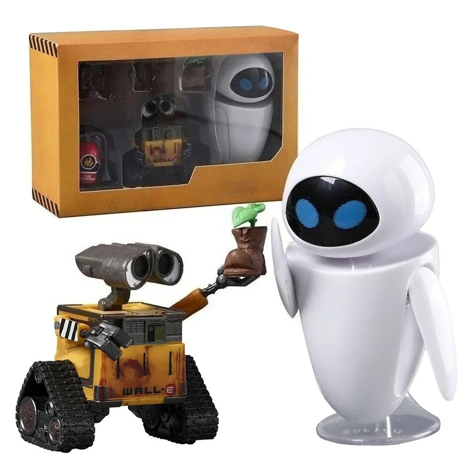 Фигурки Wall-E и EVE Bandai, 6-10cm box