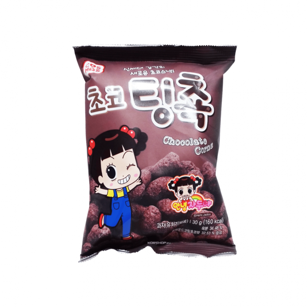 Палочки кукурузные Choco Corn со вкусом шоколада 26 г, Южная Корея