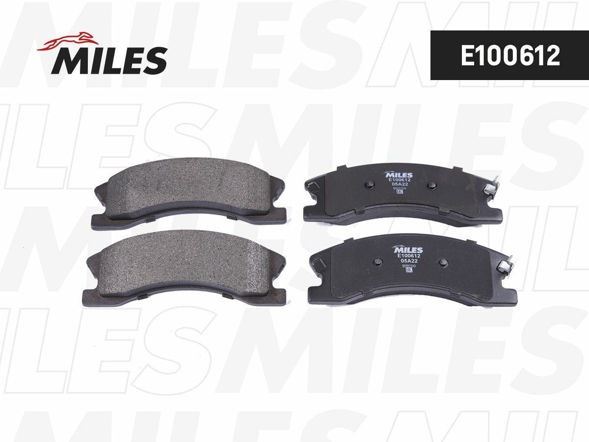 MILES Колодки тормозные передние (Смесь Semi-Metallic) JEEP GRAND CHEROKEE II 00- (TRW GDB4133) E100612