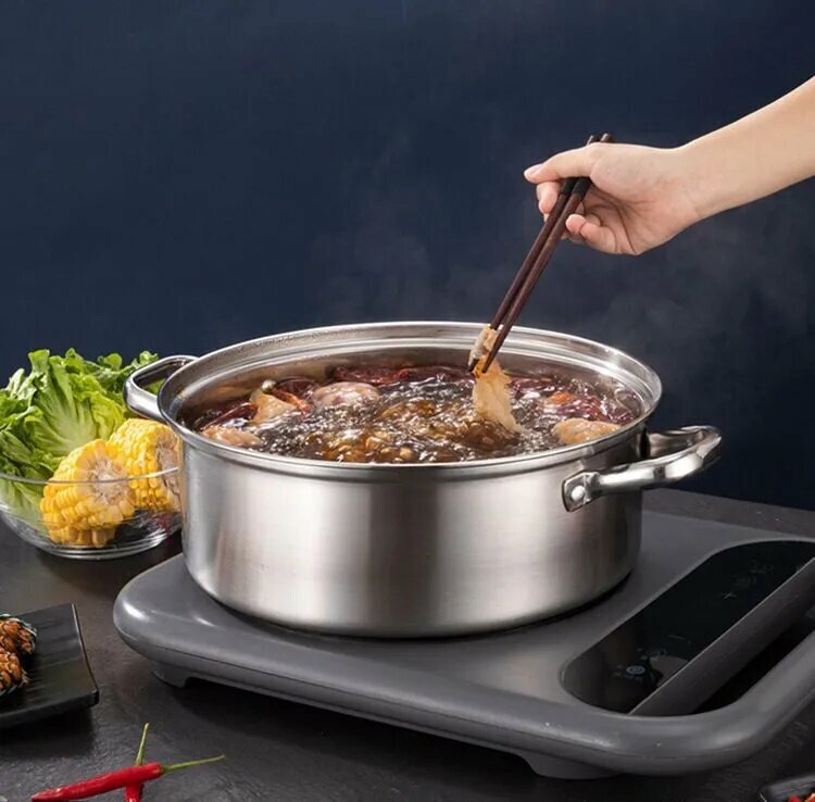 Сотейник, Нержавеющая сталь, 4.8 л, 28 см