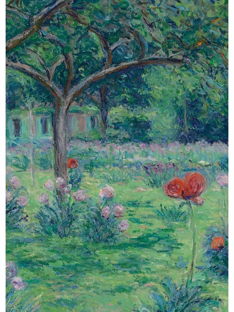 Алмазная картина "Клод Моне" алмазная огранка 40х50 см,40X50CM, белый