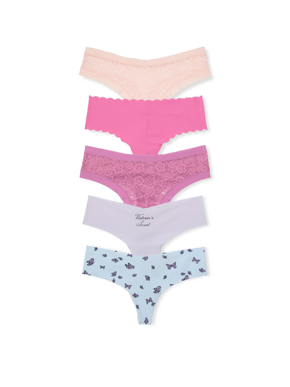 Трусы 5-Pack No-Show Thong Panties, комплект