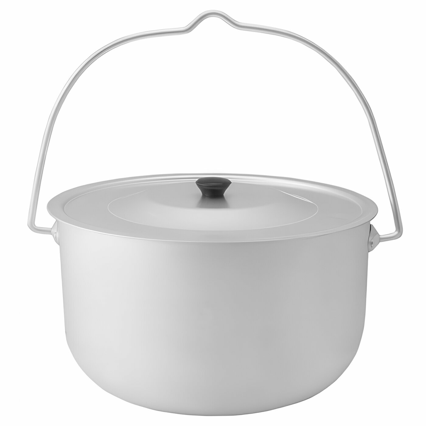 Котелок Эрг-AL Турист 4,5 литров, цилиндр, габариты 27х22х14 см