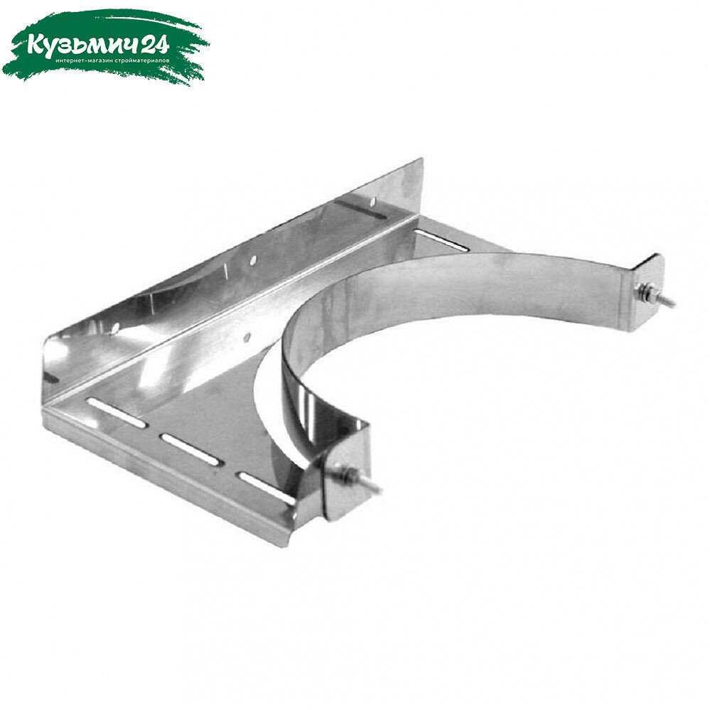 Хомут стеновой для дымохода Ferrum d 120 мм, нержавеющая сталь