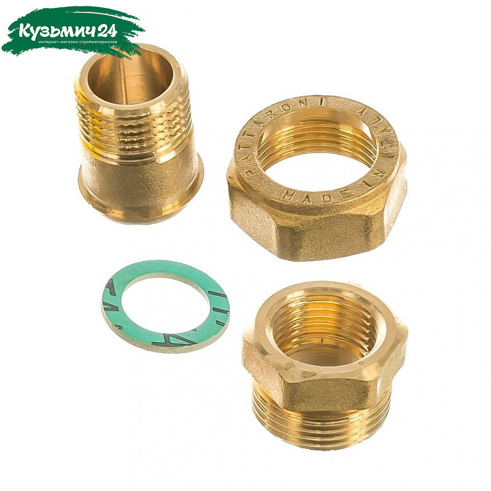 Американка прямая Elsen 1/2"-1/2", НР-ВР, EBF26.12 с накидной гайкой, латунь