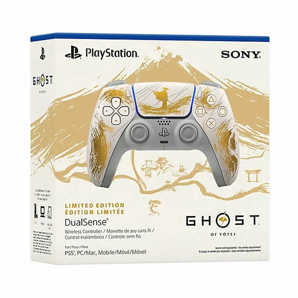 Беспроводной геймпад Sony DualSense Limited Edition (Ghost of Yotei Gold)