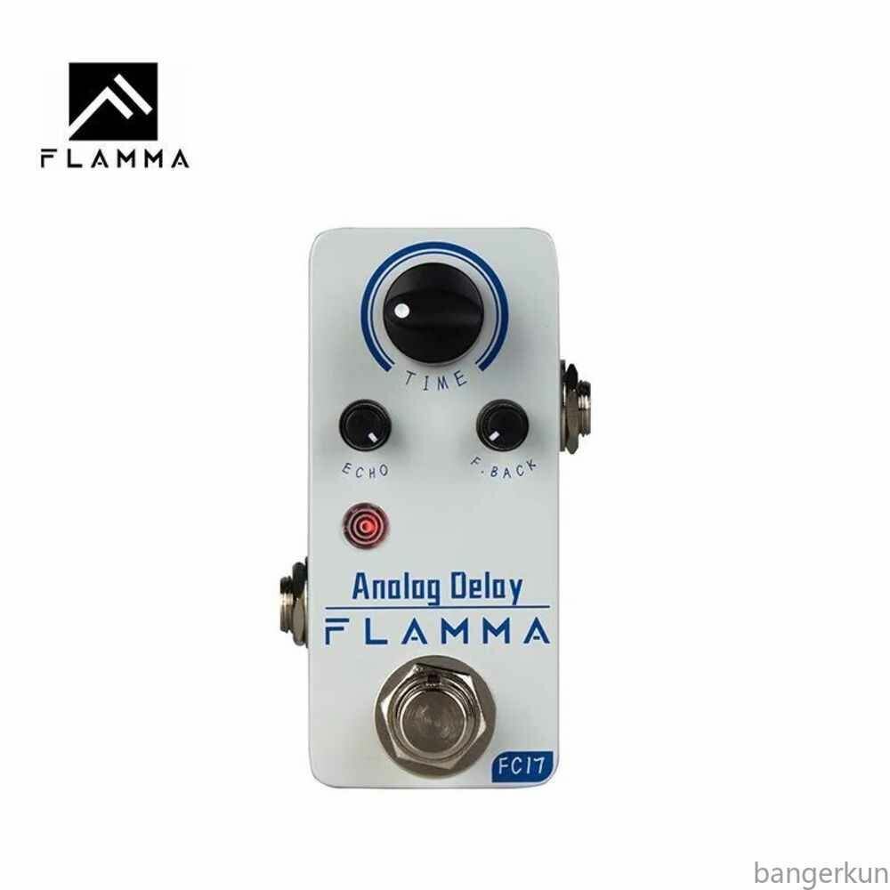FLAMMA FC17 Аналоговая педаль задержки Педаль гитарных эффектов Теплый контур True Bypass