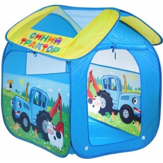 Детская игровая палатка Играем Вместе GFA-BT-2-R Синий Трактор