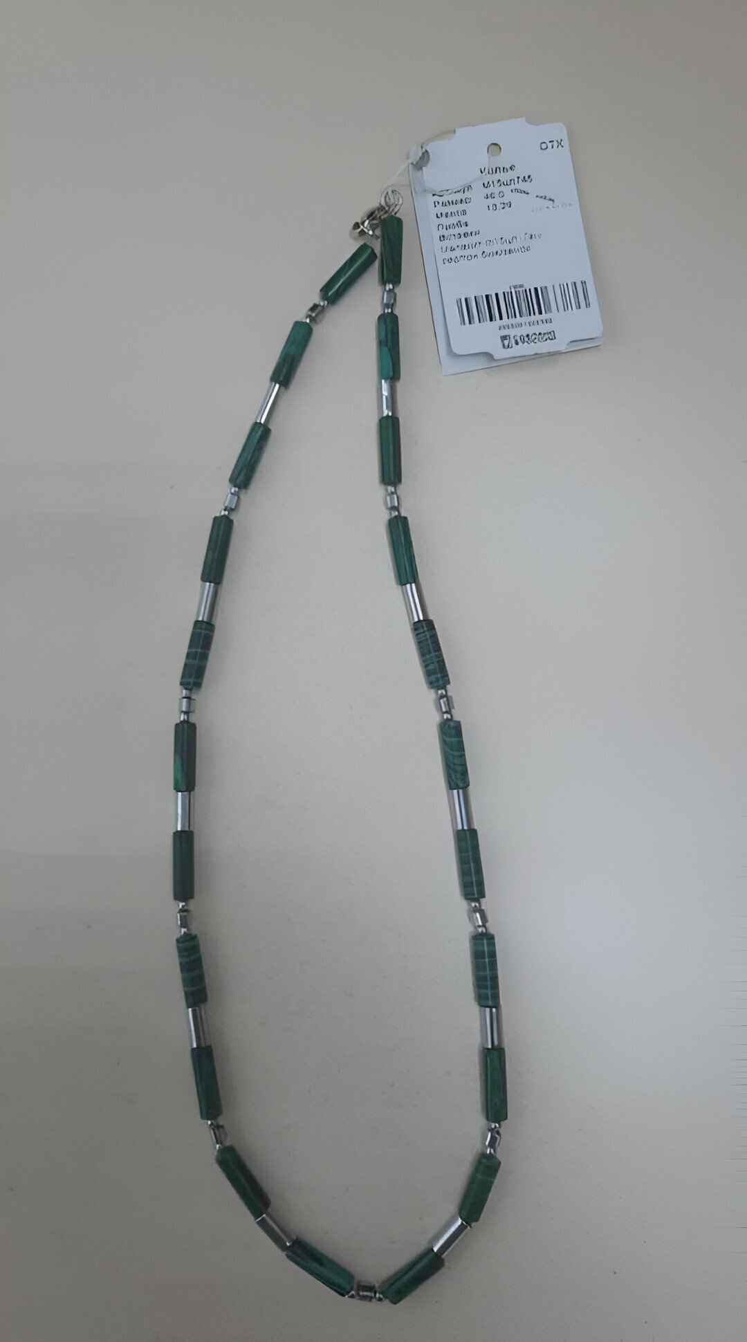 Колье, малахит, гематит