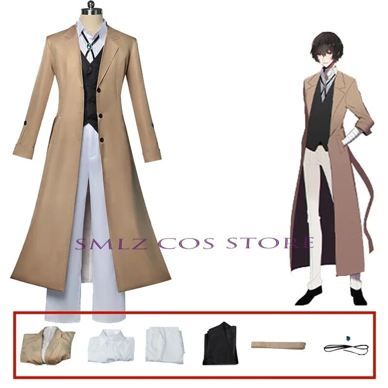 Косплей костюм Дазай Осаму XL, costume set