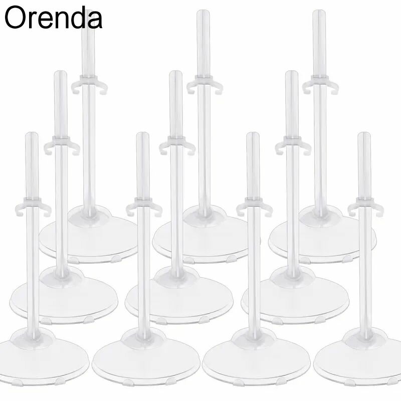 Подставка для кукол Барби, Монстр Хай, Блайз, стойка для фигурок прозрачная, держатель для игрушек, набор аксессуаров из 10 штв из 10шт