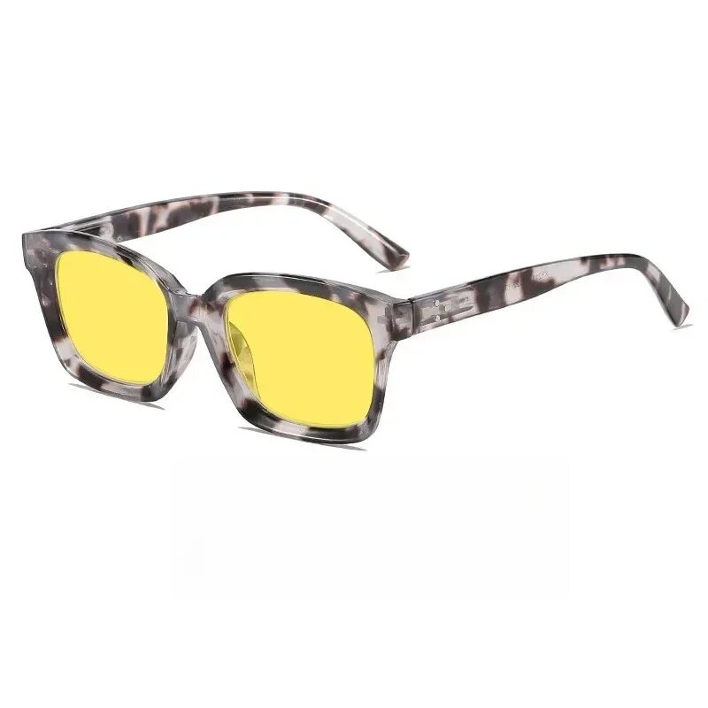 Мужские и женские модные очки с полной оправой, антибликовые, для защиты глаз при white leopard