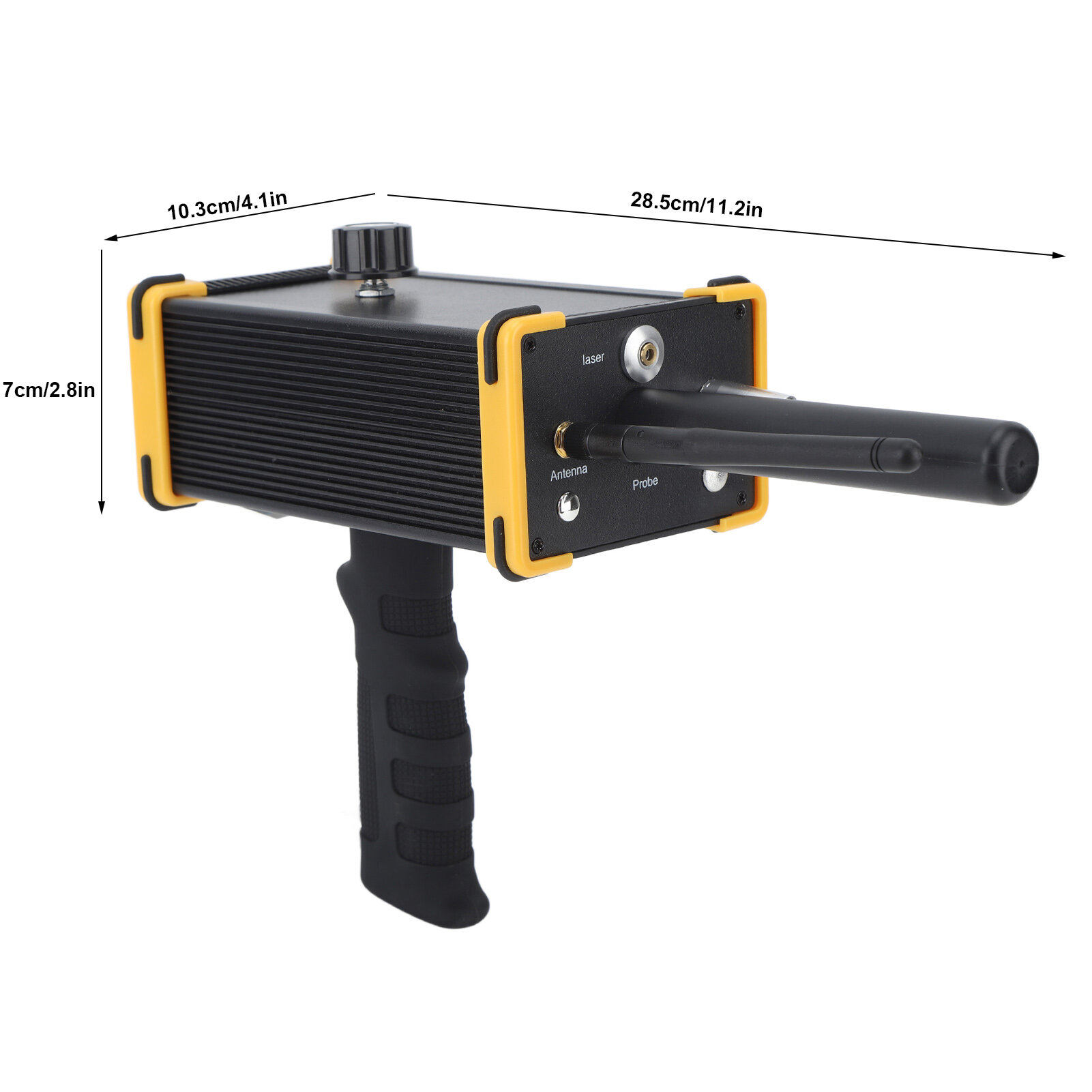 15 м подземный металлоискатель 1000 м алюминиевый шахтер металлоискатель с желтой рамкой высокочувствительный металлоискатель для садовой фермы