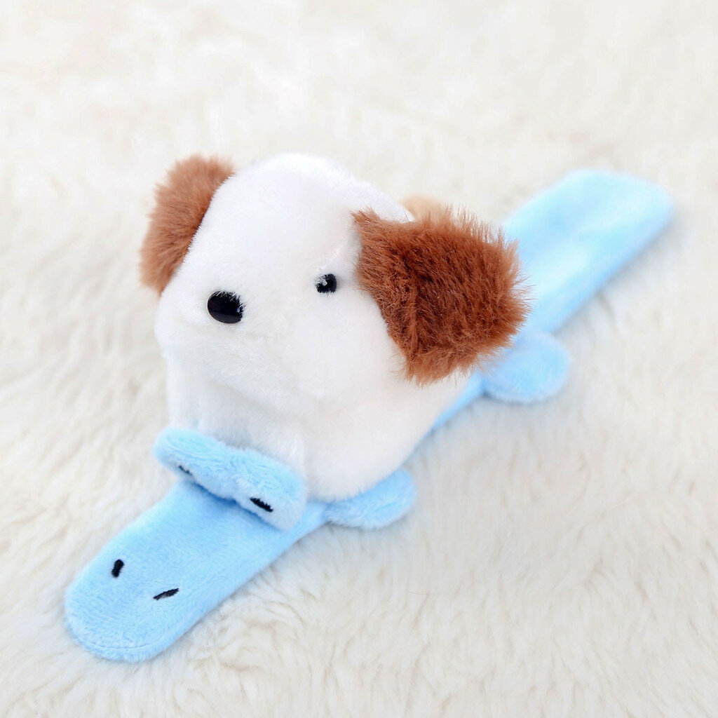 Плюшевый браслет капибара мультяшный с дизайном гусь крокодил слон для девочек подарок на день рождения и декор динозавр