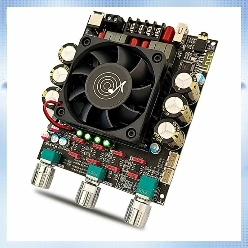 R9ZK-3002T Блютуз Цифровая Усилитель Плата 300WX2 2.0 Канал Стерео HiFi Предусилитель TPA3225 Сабвуфер Прочный