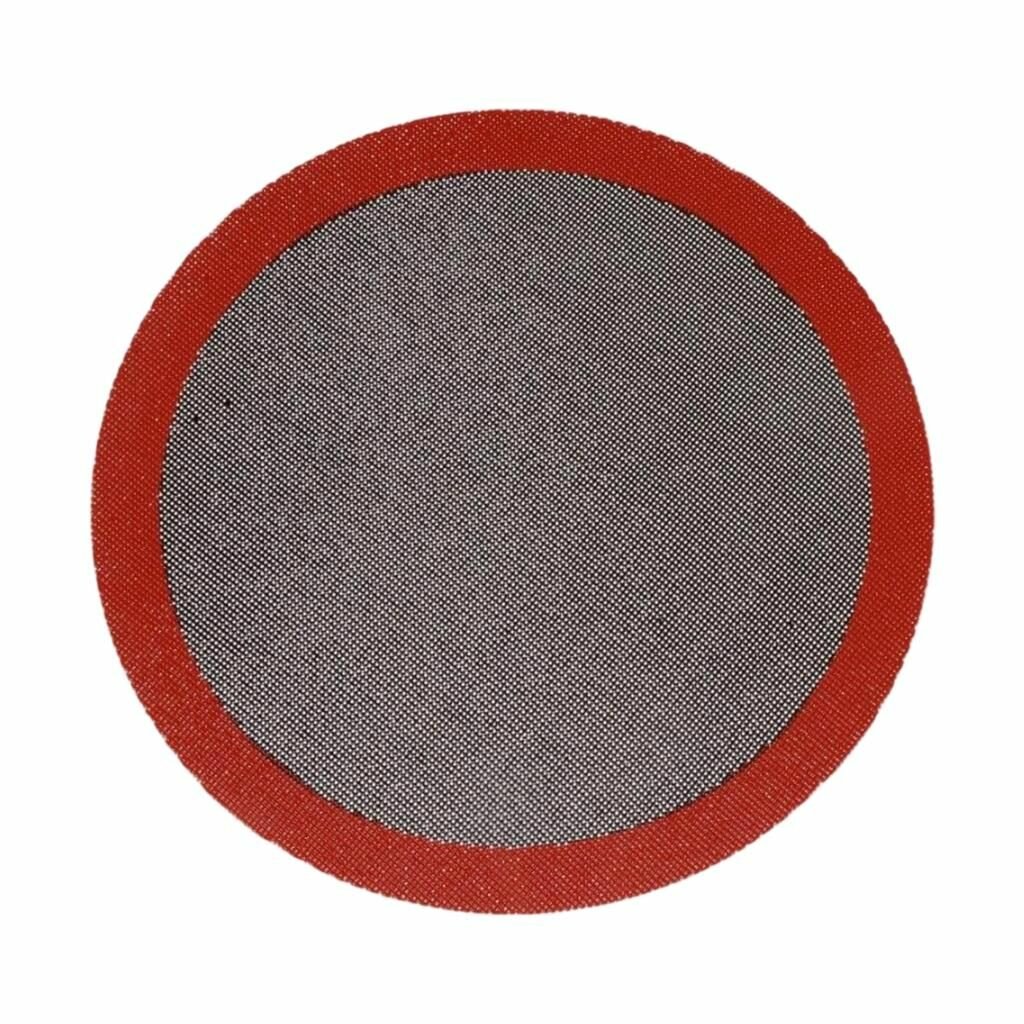 Силиконовый коврик для гриля, Круглый черный фон