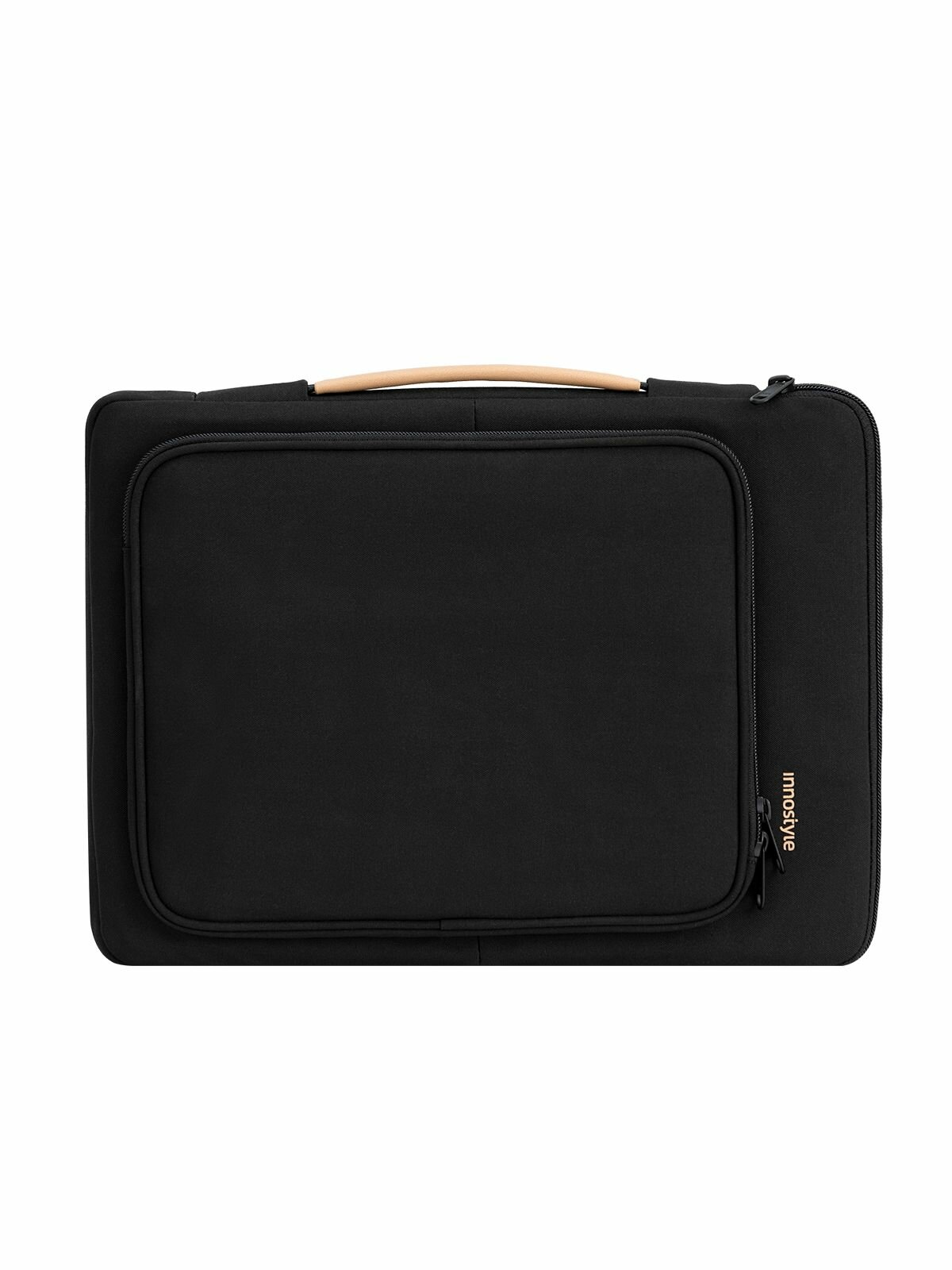Сумка для ноутбука 14 дюймов для MacBook 13-14 дюймов HP Dell Lenovo Asus с ручкой и 2 карманами, черная
