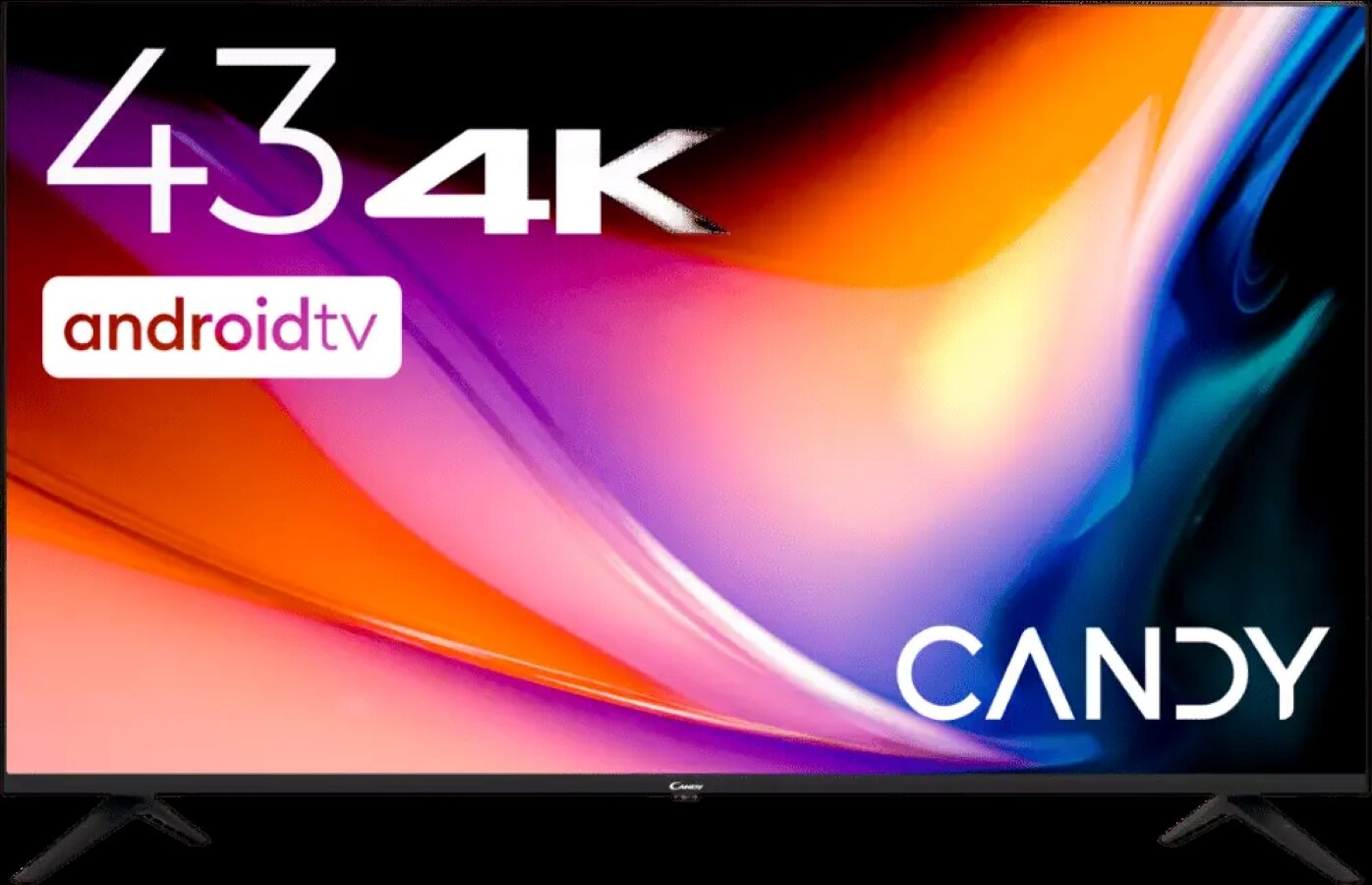 Телевизор Candy UNO 43 UHD, Диагональ 43", 4K UHD, Android TV
