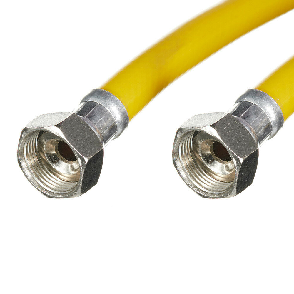 Шланг для газа ПВХ армированный Elka 3/4 ВРг х 3/4 ВРг 300 см желтый