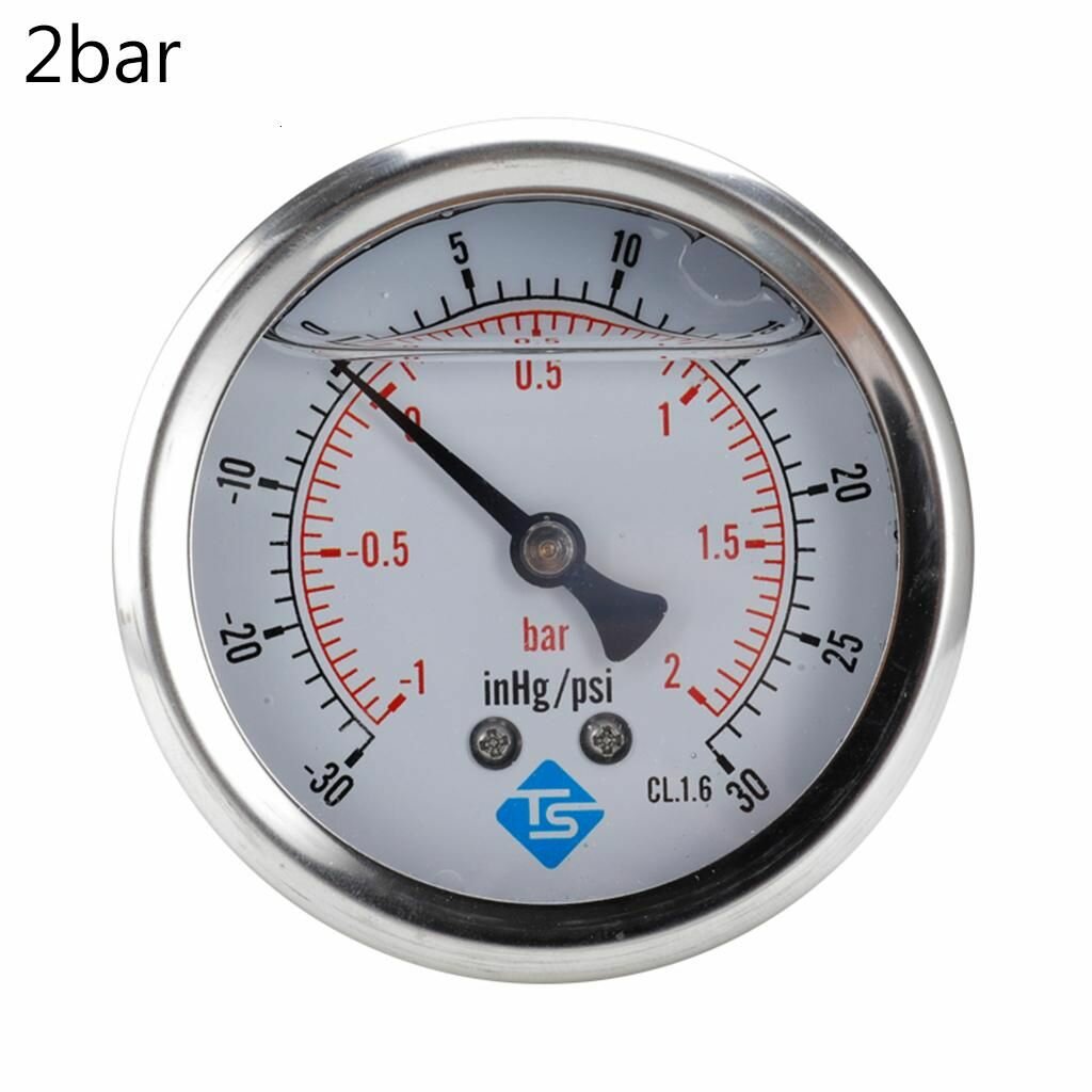 Мановакуумметр 1/4 BSP, глицериновый, 68 мм, -1 0/1/2 бар, 2 бар