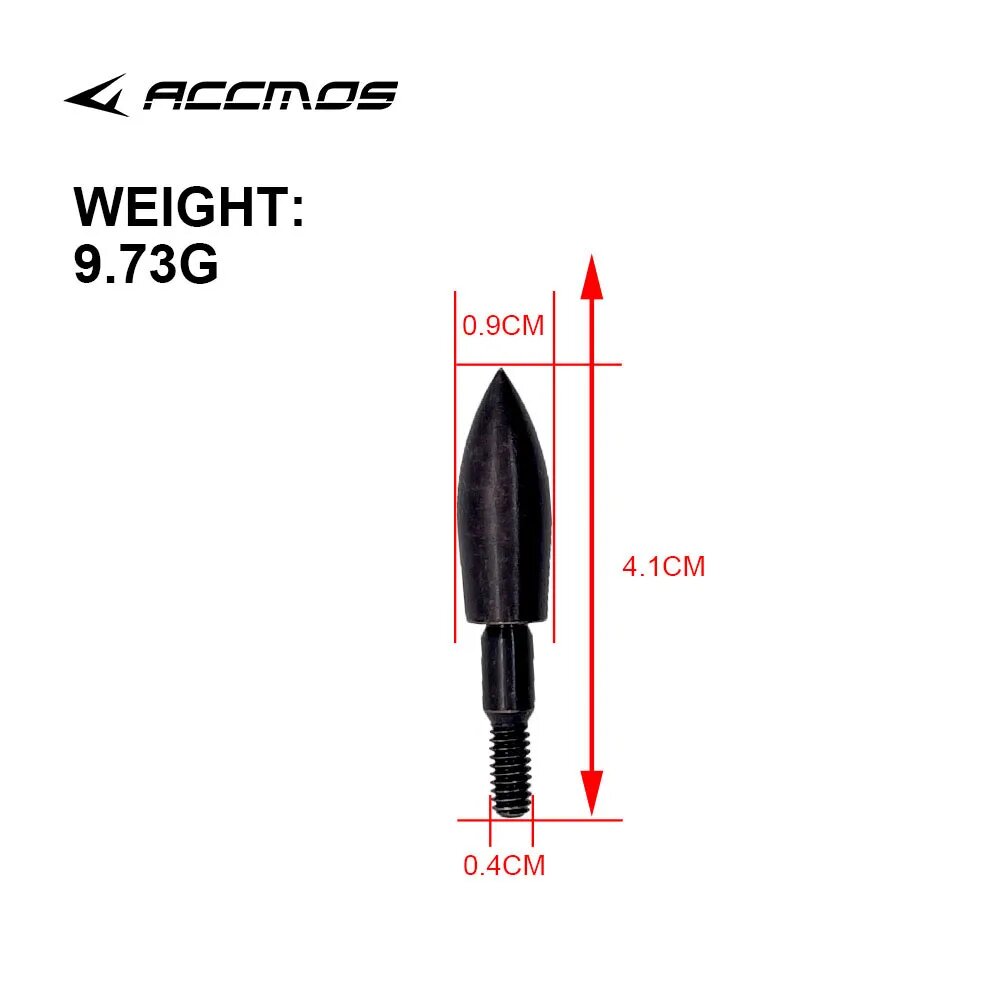 Наконечники для стрел ID6.2 мм 24 шт. Черный, 150gn iron