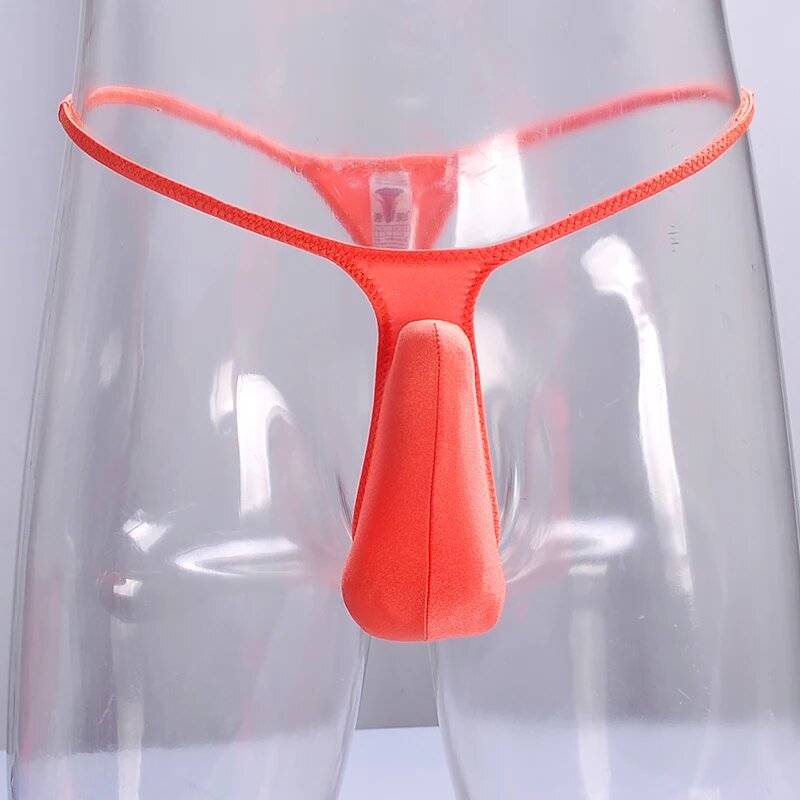 Мужские стринги из нейлона и полиэстера Оранжевый, L, Оранжевый