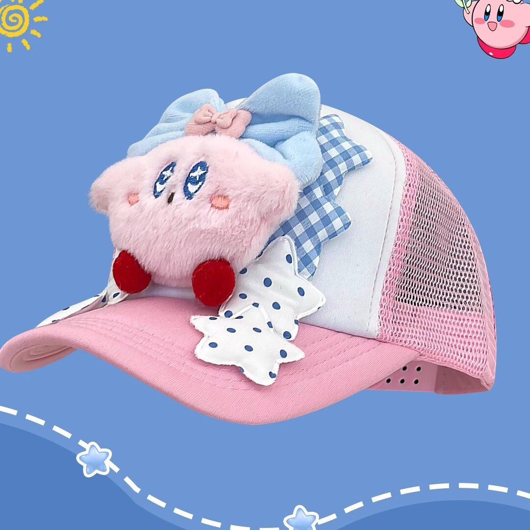 Новинка 2025 года, милая бейсболка со звездой из мультфильма для женщин, летняя универсальная бейсболка с открытым лицом, маленькая фуражка, большая шляпа с козырьком