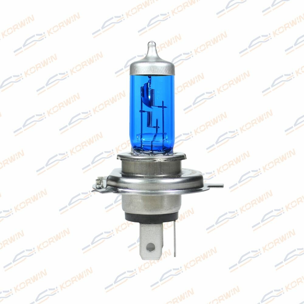 Лампа накаливания галогенная (H4 12V 60/55W P43t-38 SUPER WHITE)