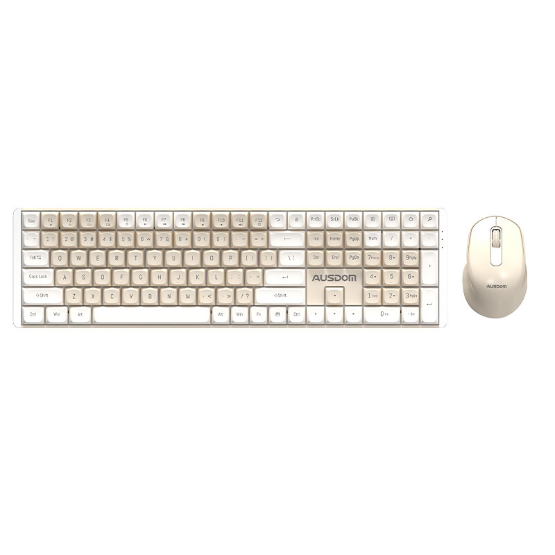 Наушники унисекс AUSDOM HOLA111 Collection, Keyboard and Mouse Set, Ice Cream Color Matching