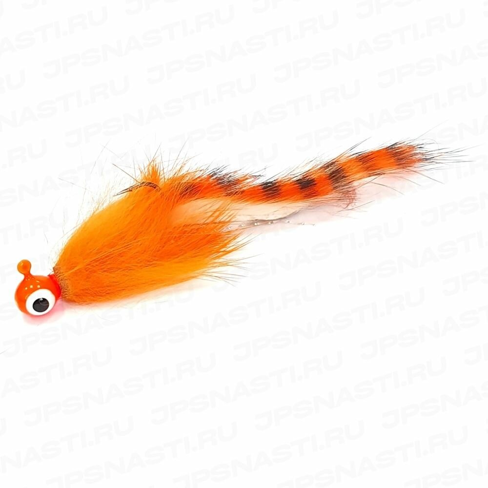 Стример для рыбалки Boroda Baits Roger, 1.8 г, 15-Orange Head Tiger / Уловистые приманки на форель