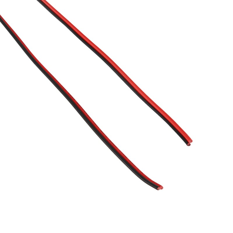 22 калибра 15 м красный черный провод AWG кабель питания заземление многожильный медный автомобильный