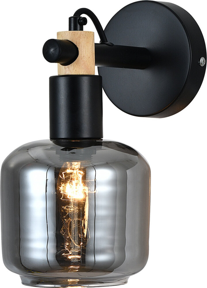 Бра, настенный светильник Escada Skald 1109/1A Black, E14, IP20, Модерн