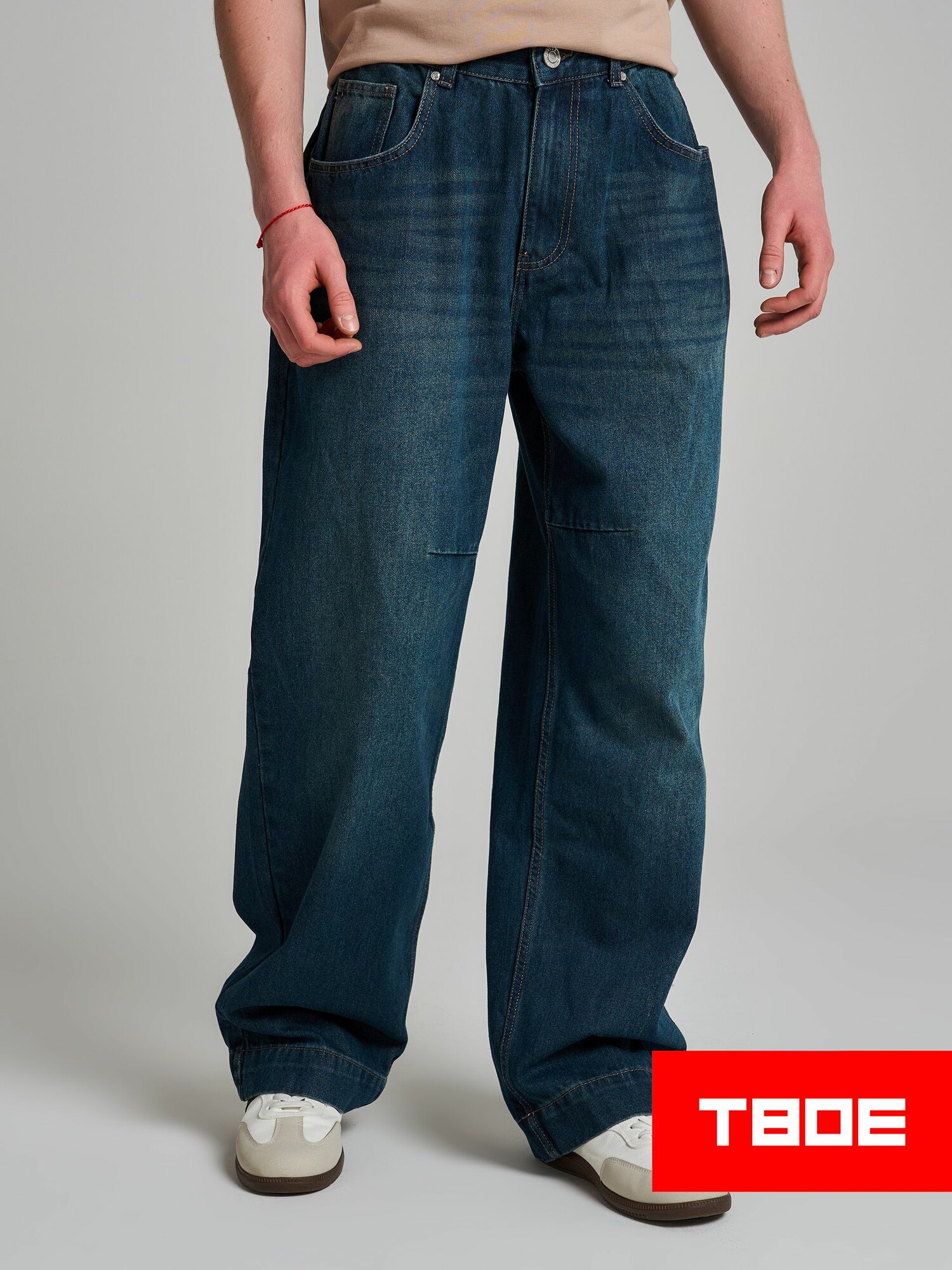 Джинсы широкие 