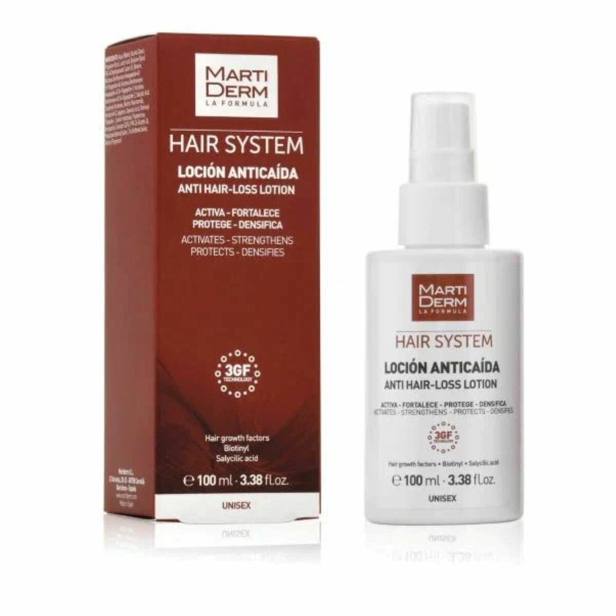 Мартидерм HAIR SYSTEM Лосьон против выпадения волос, 100 мл / MartiDerm HAIR SYSTEM Lotion