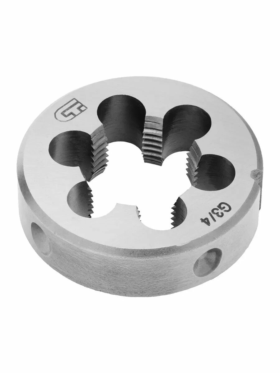 Плашка для резьбы G3/4, сталь 9XC, 60 HRC, 77134