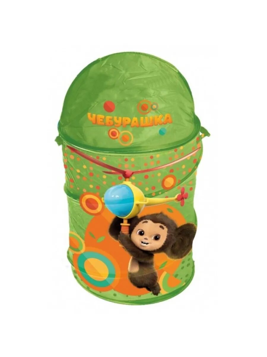 Корзина для игрушек Чебурашка 43x60см играем вместе в кор.2