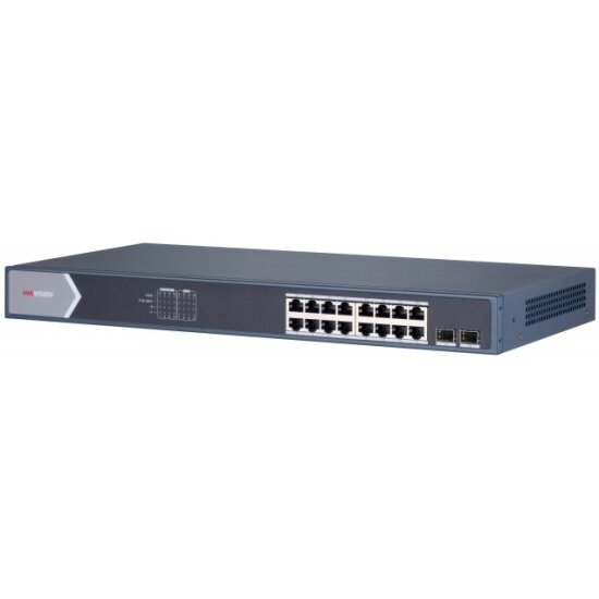 Коммутатор Hikvision 16PORT 1000M POE DS-3E1518P-SI