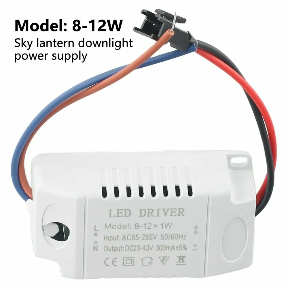Источник питания Драйвера Потолочного Светильника 8-12 Вт LED Driver Power Transformer