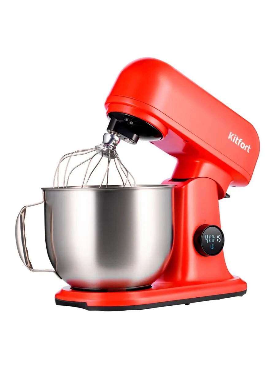 Планетарный миксер Kitfort КТ-3473-1 красный