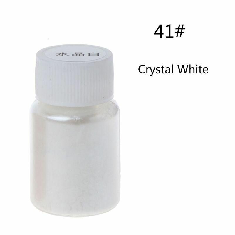 Перламутровый пигмент для эпоксидной смолы, Кристально белый